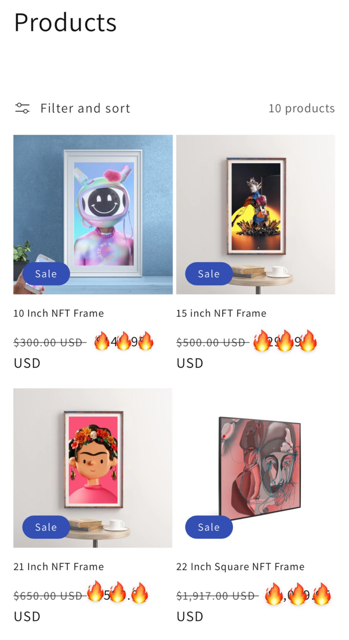 Frame3 on Twitter: "Wait till you see the deals we offer on our NFT frames! Who’s excited?! #nft ...