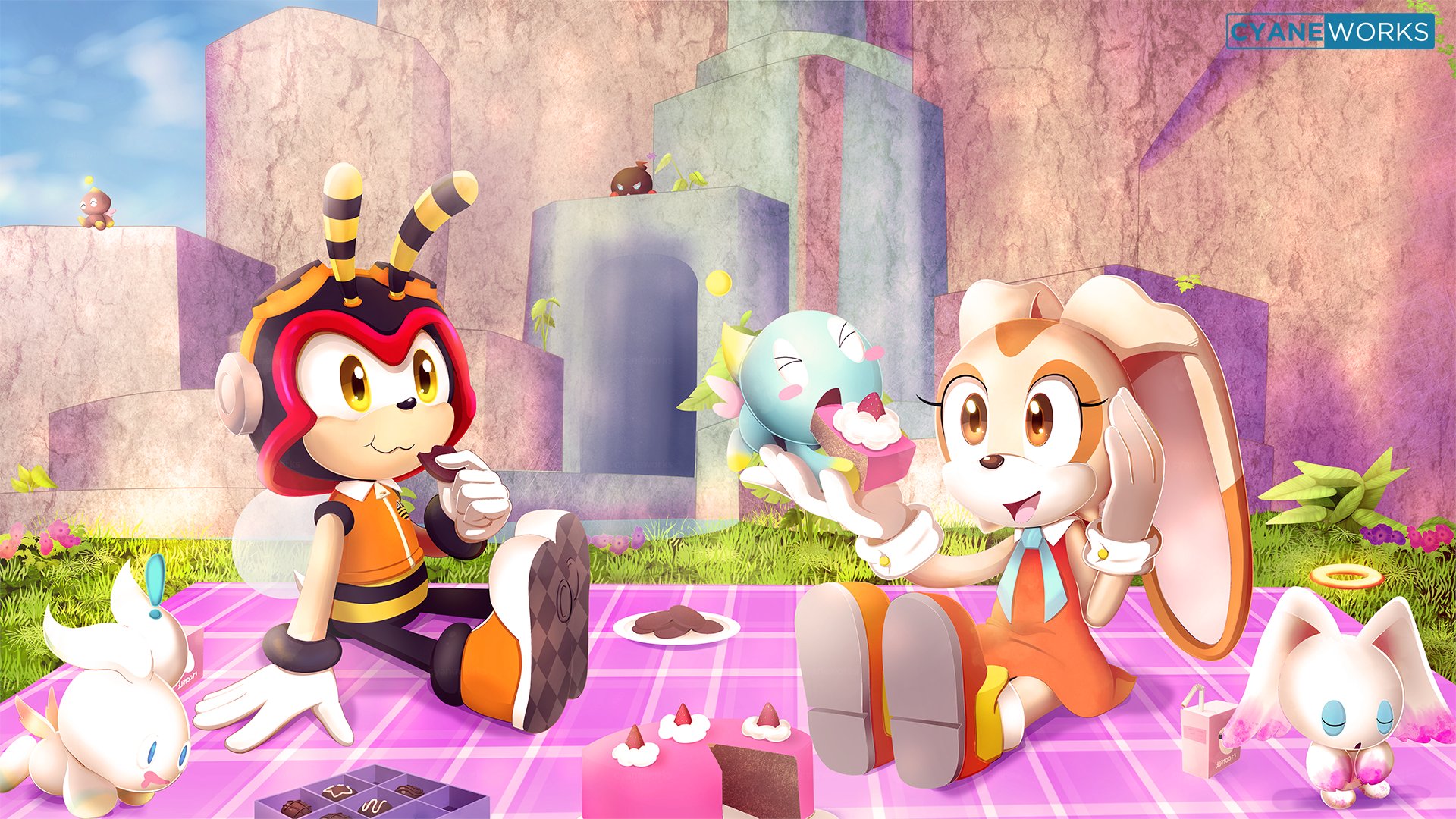 ∠( ᐛ 」∠)_CyaneWorks💀 ️🐀 on Twitter: "Commish for @RacerfanX for @BoiCharmy Congrats on your 75k ...