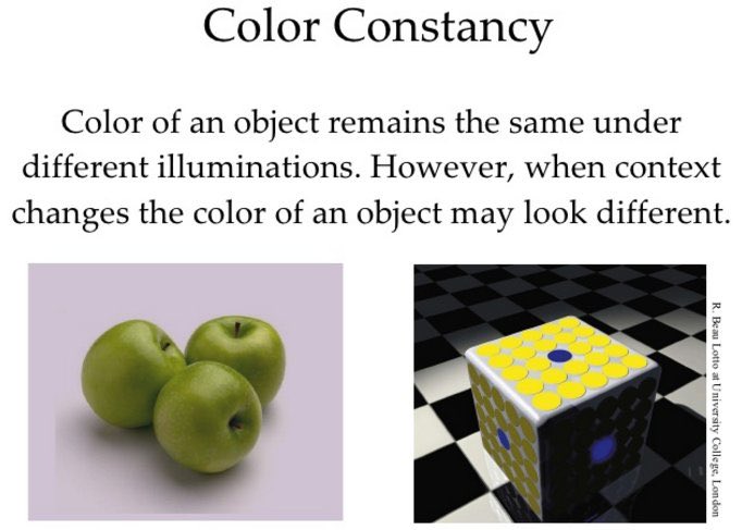 Color Constancy Psychology