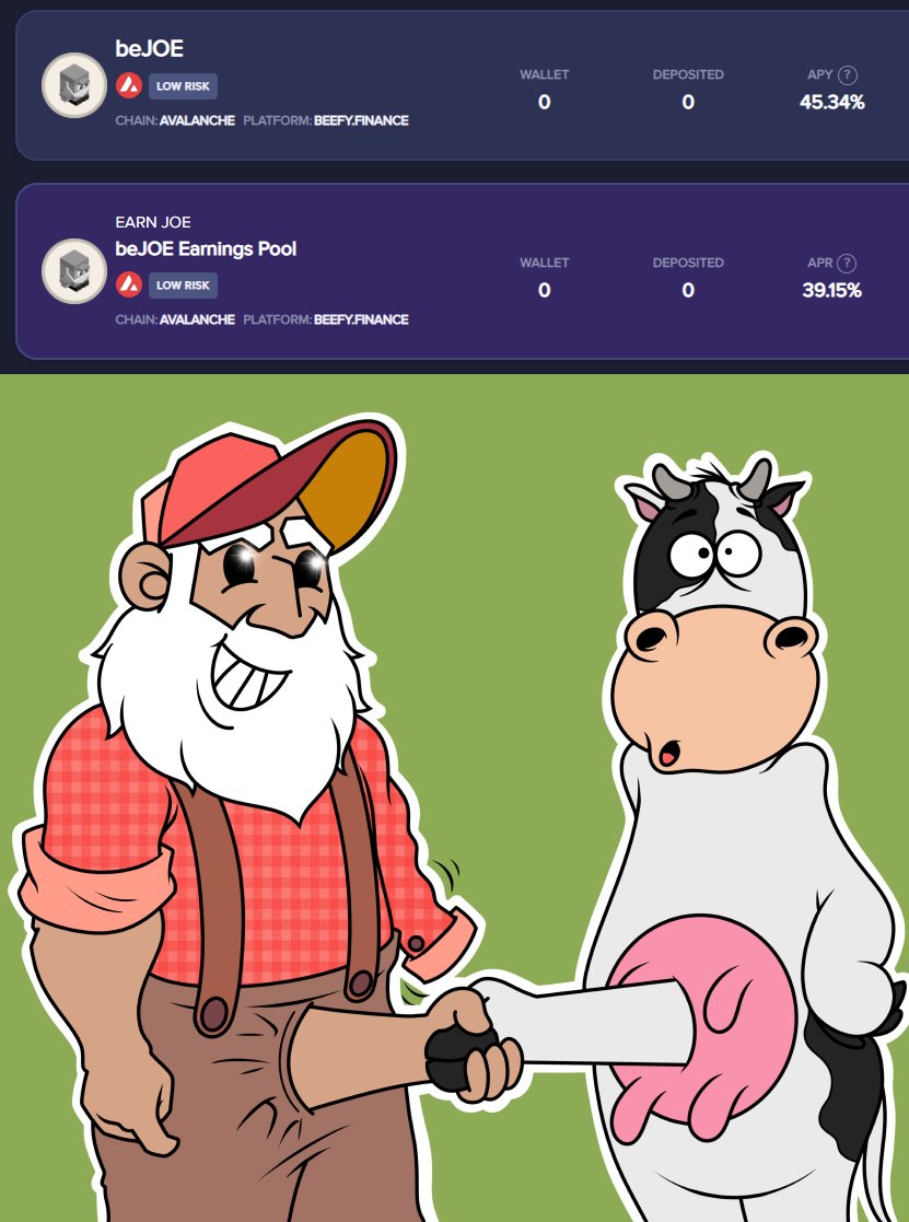 Trader Joe🔺 on Twitter: "beJOE brought to you by @beefyfinance • Mint $beJOE in exchange for ...