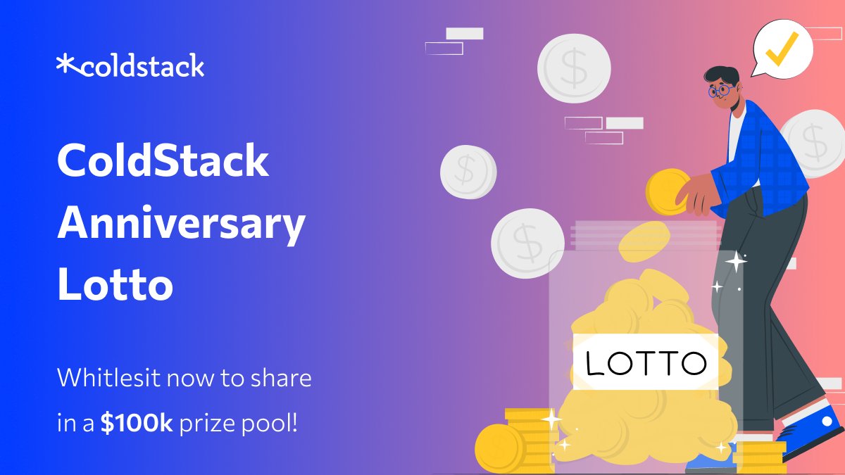 ColdStack on Twitter: "🔥 ColdStak Anniversary Lotto is officially started 🔥 💎 Whitlesit now and ...