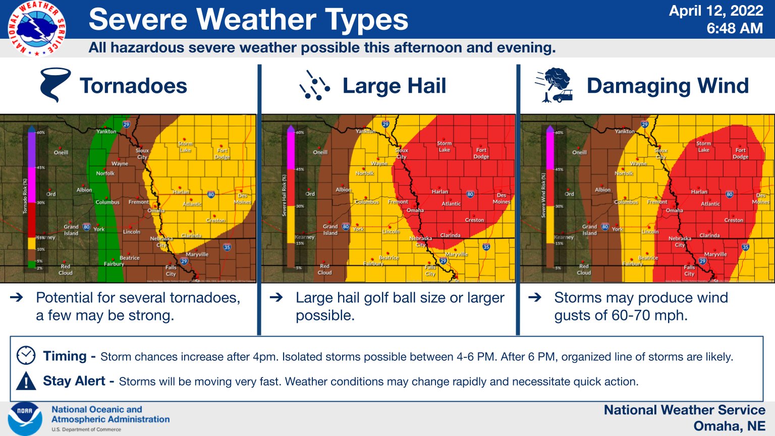 Nws Omaha On Twitter There Is An Enhanced Risk For Severe Weather