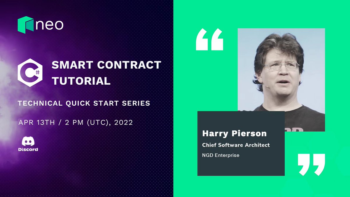 Hi everyone! We are holding our next Smart Contract Tutorial workshop ...