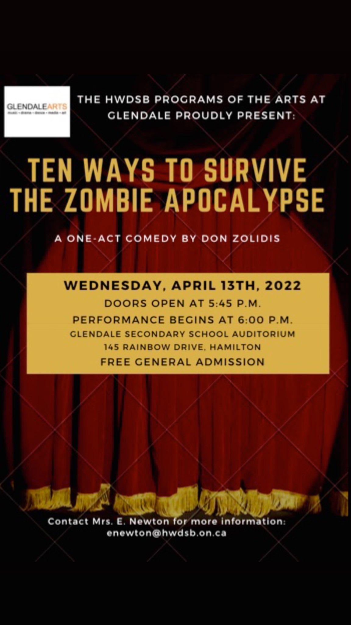 Ms. Newton-Yeulett on Twitter: "The HWDSB Programs of the Arts at ...