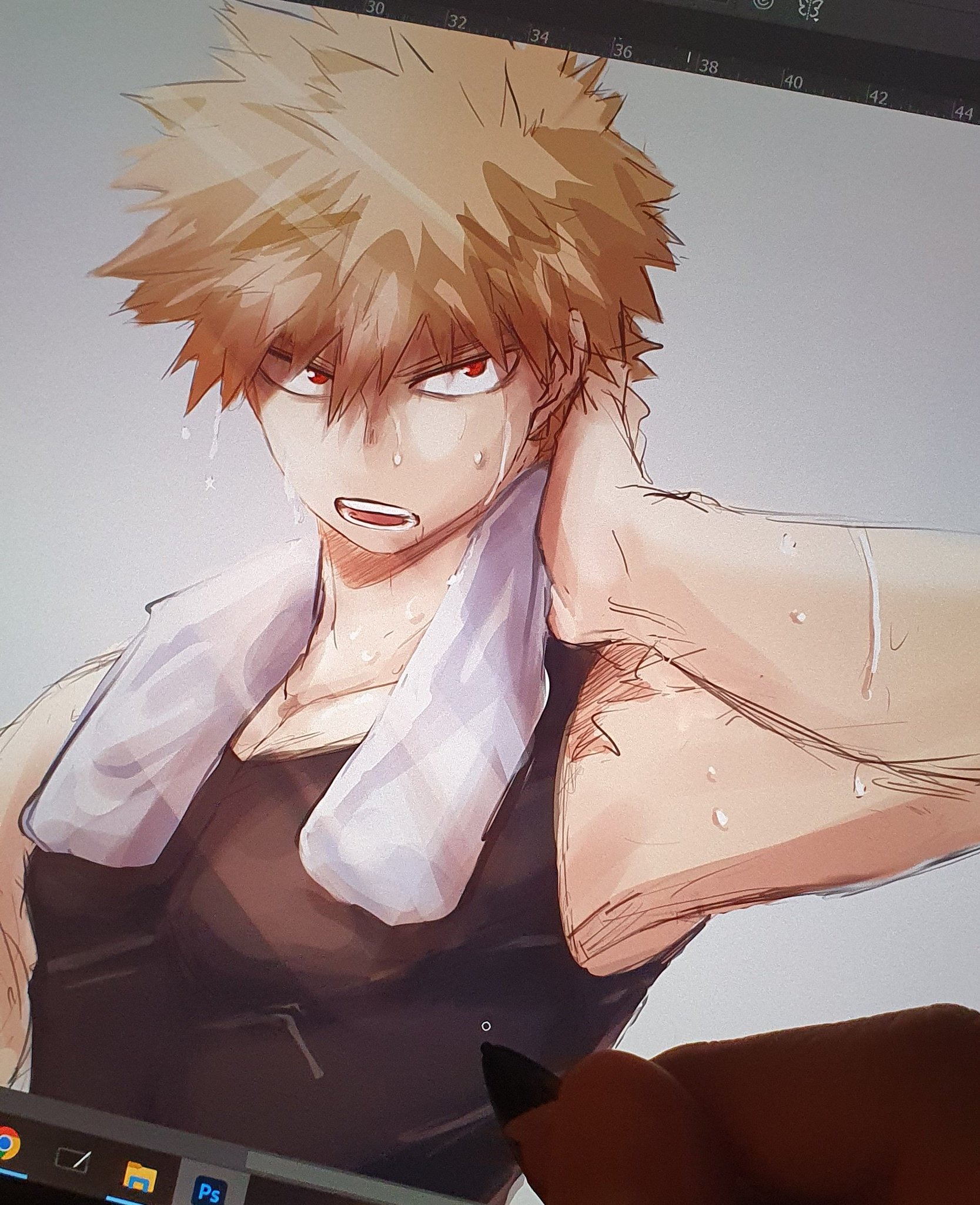 Athena-av art🧡💚Store open!Preorders until May 10 on Twitter: "Just a little warmup 🧡 https://t ...