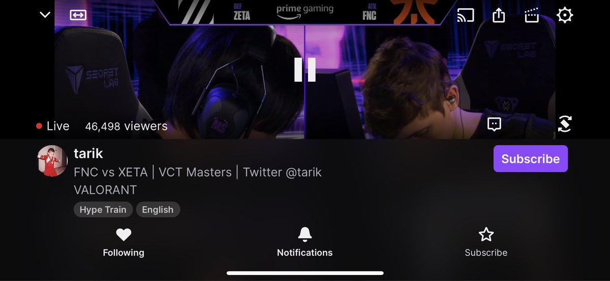Xeta on the FNC Game and Tariks Stream : r/ValorantCompetitive