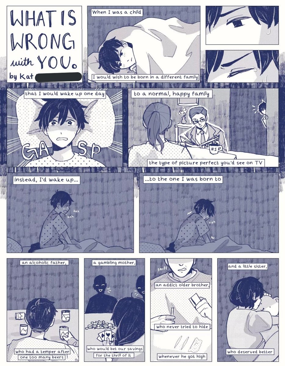 [cw: discussion of childhood trauma/mental illness] An 8-page comic I ...