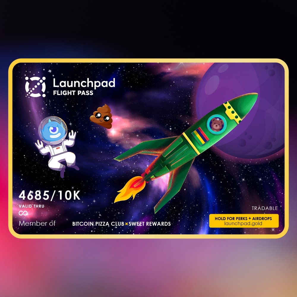 Launchpad Gold on Twitter: "$LAUNCH Token. The good news is that every single #FlightPass holder ...