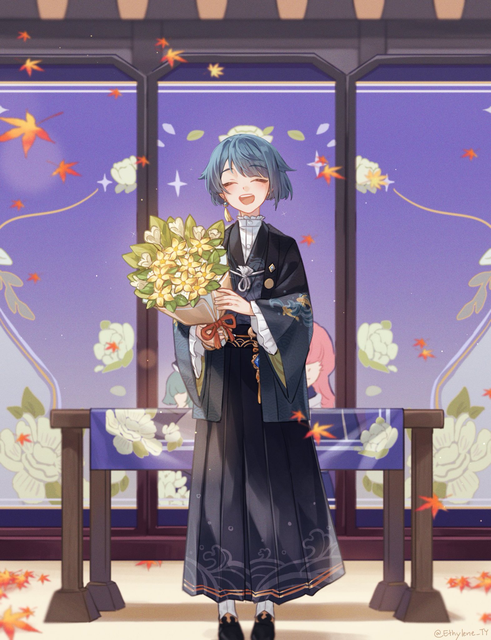 🦊 `Ethylene☆.🔶️📘 cms close on Twitter: "Congratulations to Zhenyu-sensei with your fan sign ...