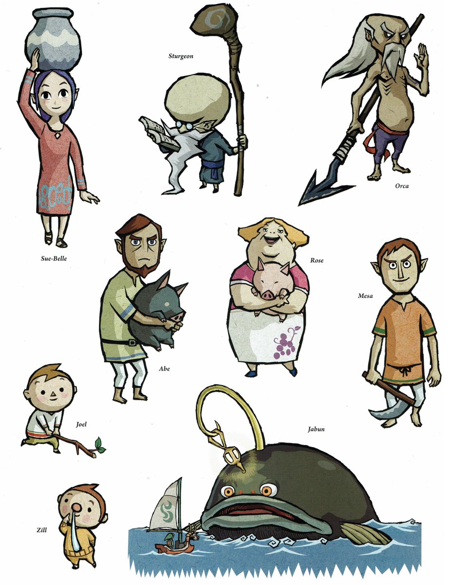 The Legend of Zelda: The Wind Waker - friendly NPC character artwork ...