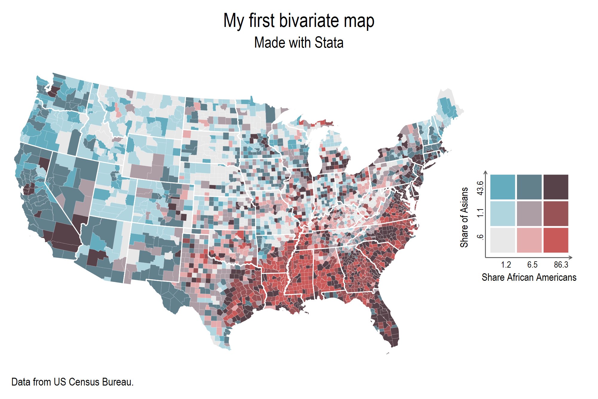 Asjad Naqvi on Twitter: "Dropping a new @Stata package "bimap" for #bivariate #maps: ssc install ...