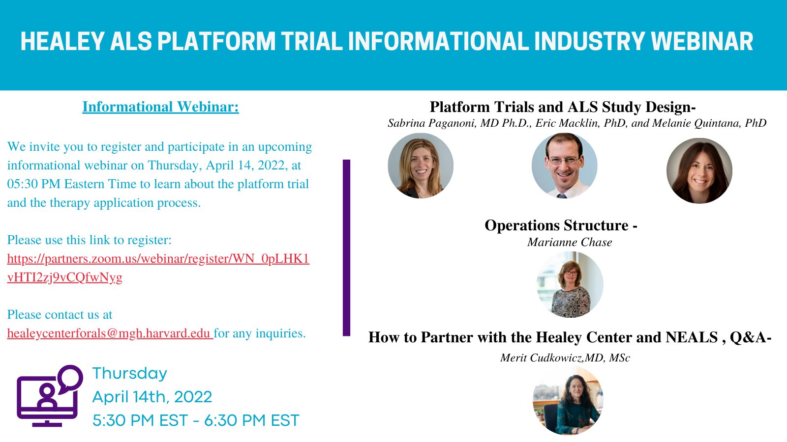 MGH Neurology on Twitter: "We are seeking industry partners to pursue new investigational ...