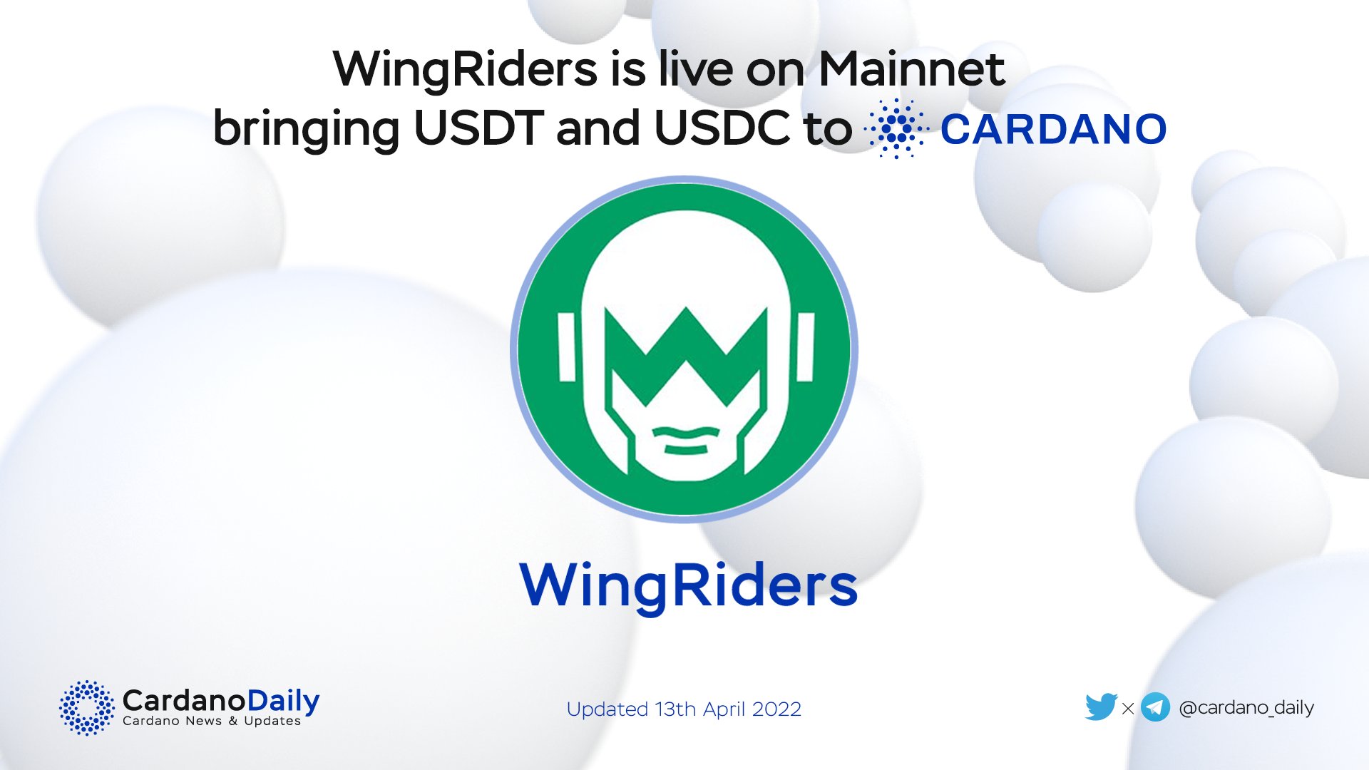 Cardano Daily on Twitter: "🚀 @wingriderscom is now live on mainnet!! Together with @Milkomeda ...