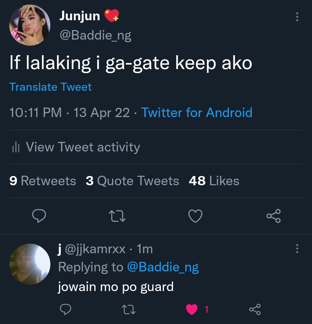 Junjun 💖 on Twitter: "delet tweet na kaagad 😣 https://t.co/oENu4q2WfN" / Twitter