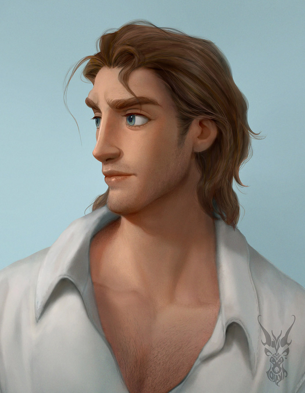 Beauty And The Beast Prince Adam Portrait