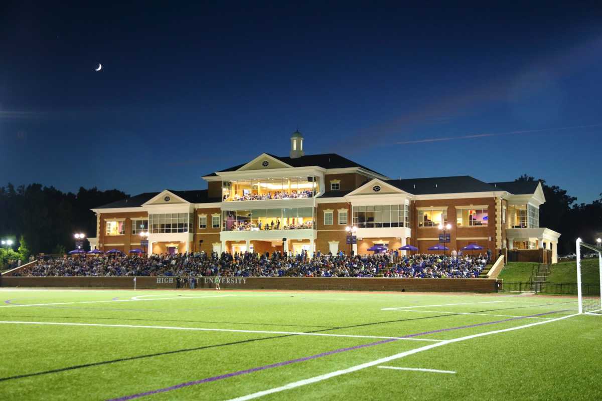 High Point University Campus Night