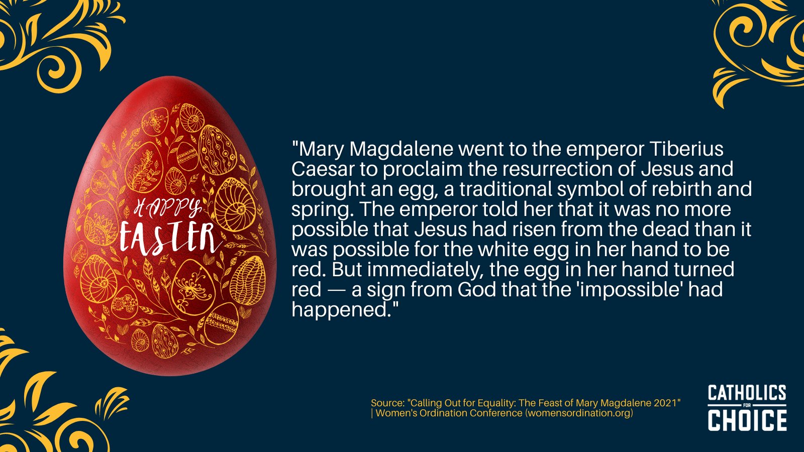 Catholics for Choice on Twitter: "Happy and blessed #Easter to all! Today we rejoice and ...