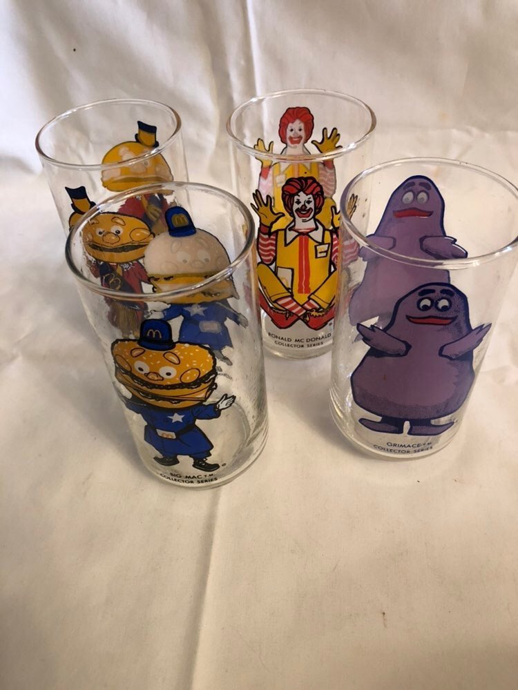 Mcdonalds Character Cups