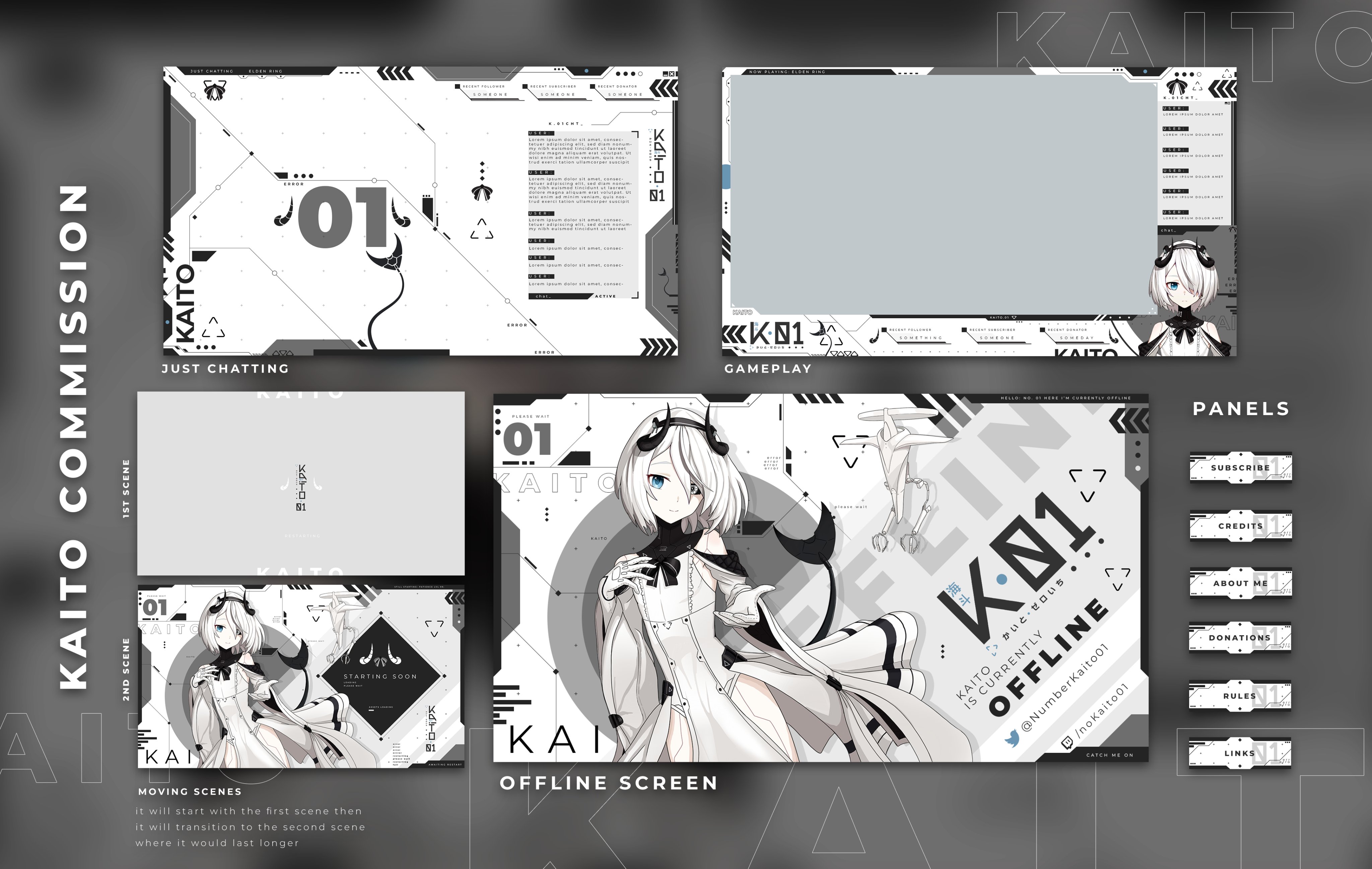 UWU MEDIA | KAWAII GRAPHICS STUDIO on Twitter: " Made for: @NumberKaito01 Designs: #uwumedia ...