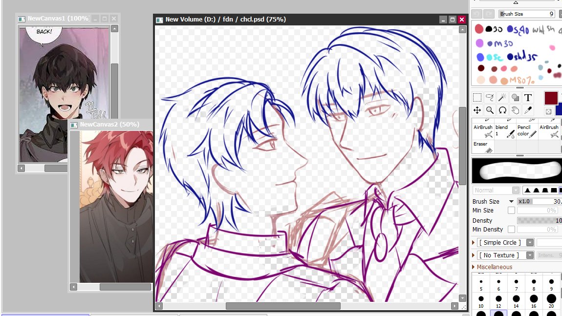 「actually I forgot how to draw them... after some days finall」leonard ...