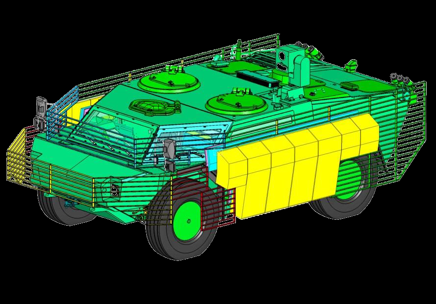 Jon Hawkes on Twitter: "Fennek bar armour and ERA package for enhanced survivability. One could ...