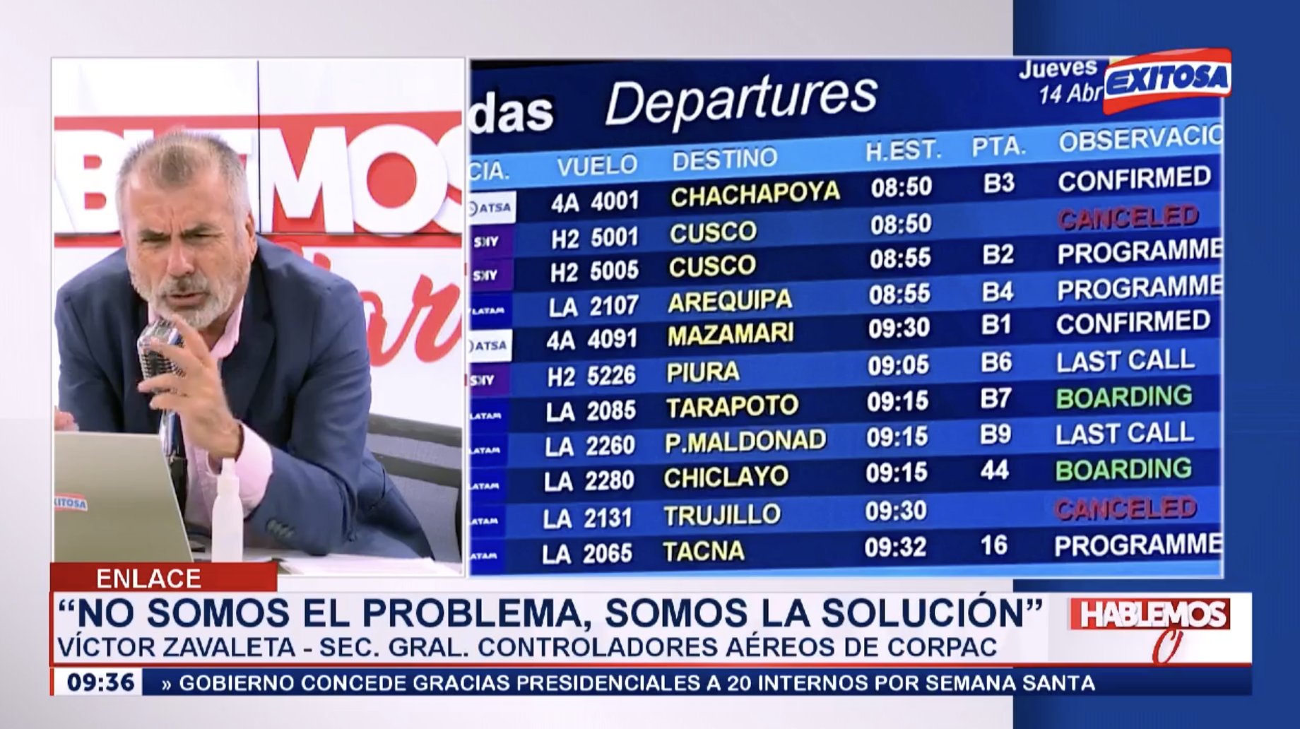 Exitosa Noticias On Twitter 🔵🔴 Ahora Víctor Zavaleta Secretario