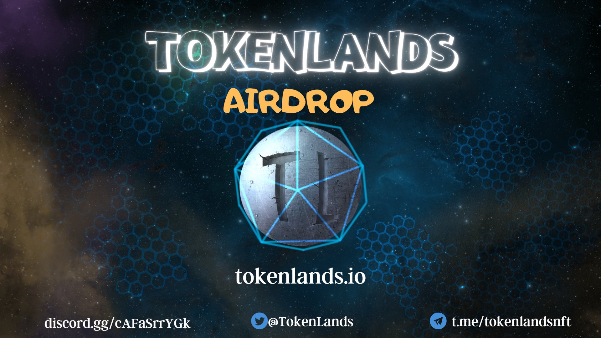 TokenLands || Official on Twitter: "💵Airdrop is live! Participate in our Airdrop and earn 1 ...