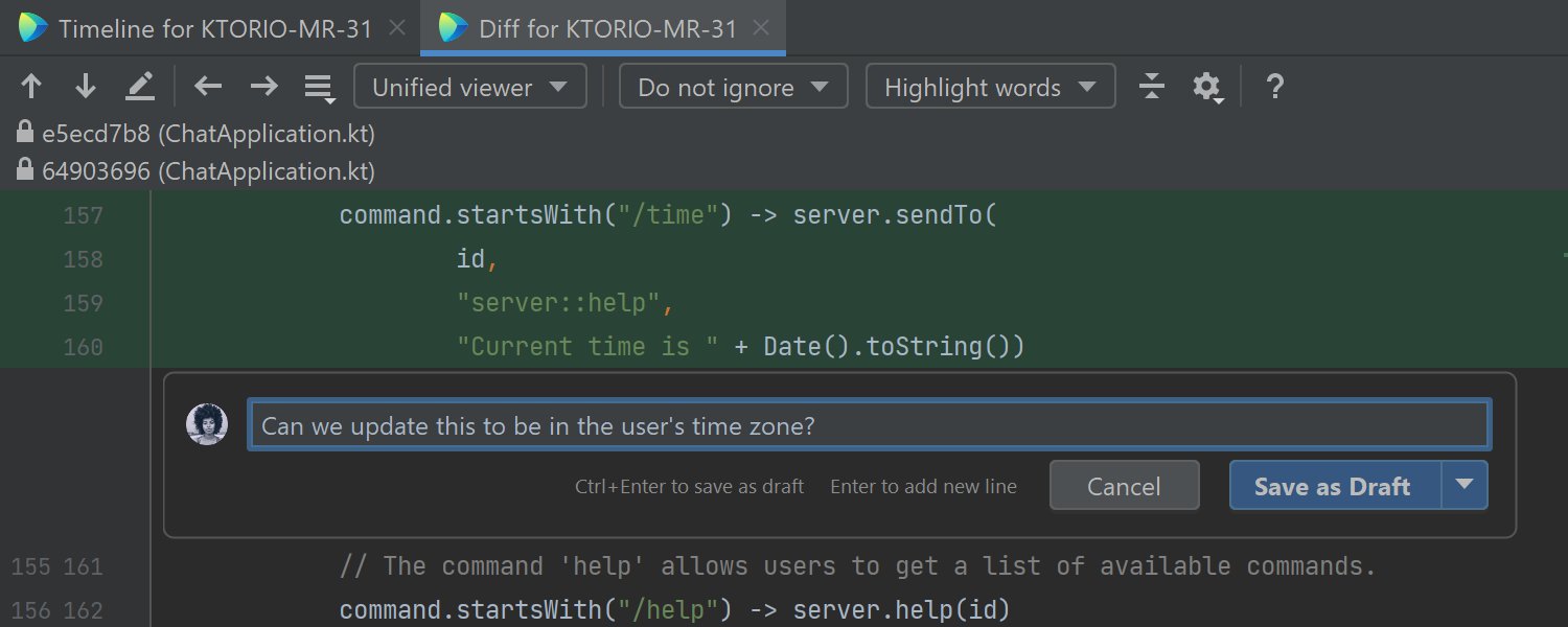 JetBrains Space on Twitter: "With @intellijidea 2022.1 and the Space plugin, now you can see and ...