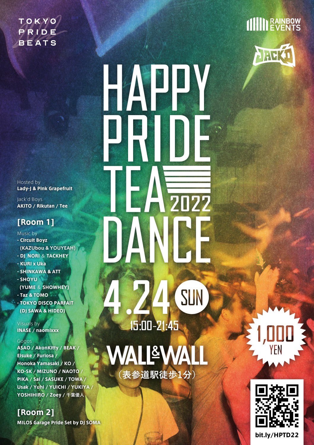 1098FILM on Twitter: "RT @tun_d_nori: 4/24日曜日はHappy Pride Tea Dance！ @RbwEvents 若手でかわいいと評判のタクヘイ君 ...