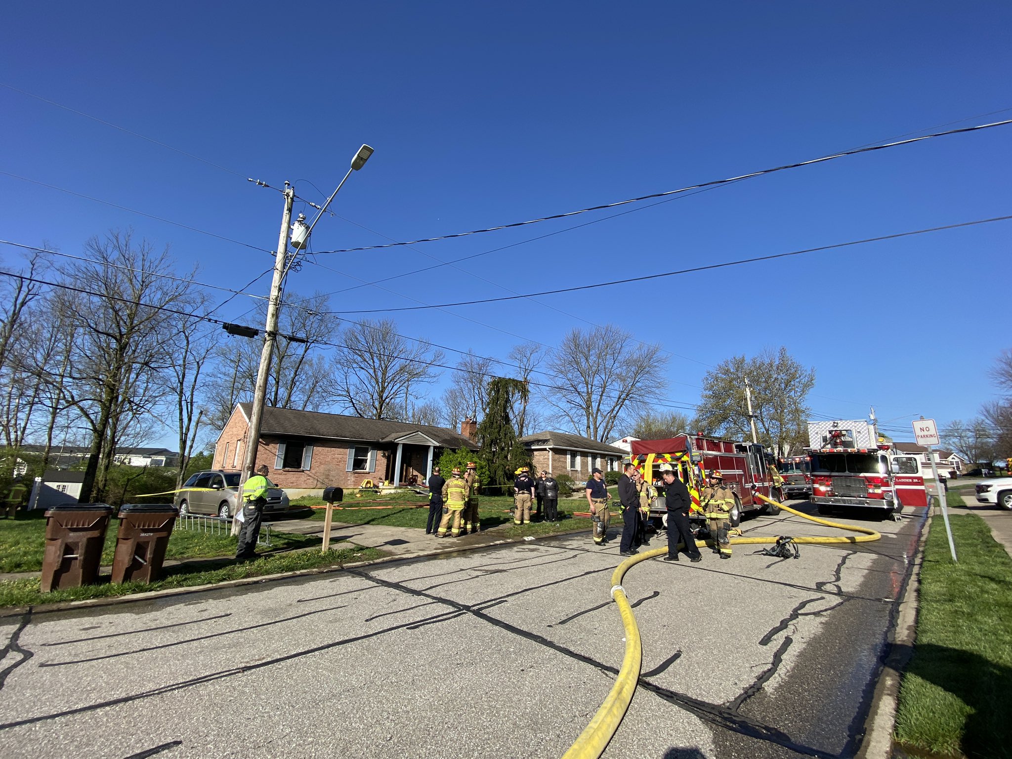 Brian Hamrick on Twitter: "Fire at 30 Kelly in Florence. Two transported corner on the scene now ...