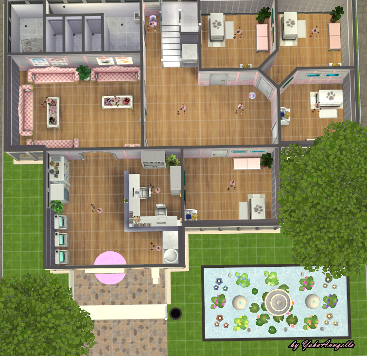 Modern House Floor Plans Sims 3