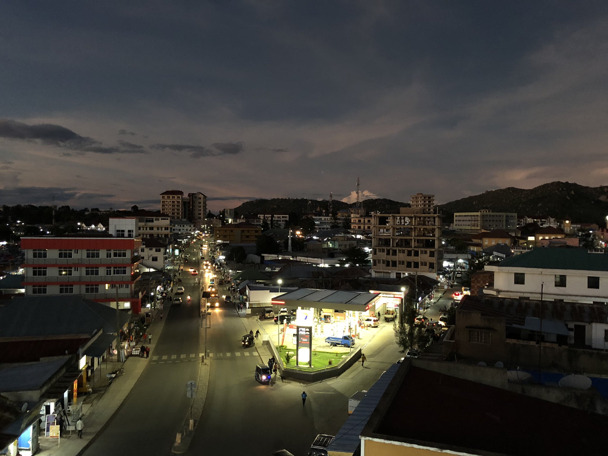 Mwanza City At Night