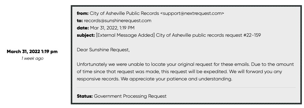 Patrick Conant on Twitter: "On March 31st, 2022, we received a notification that the City couldn ...