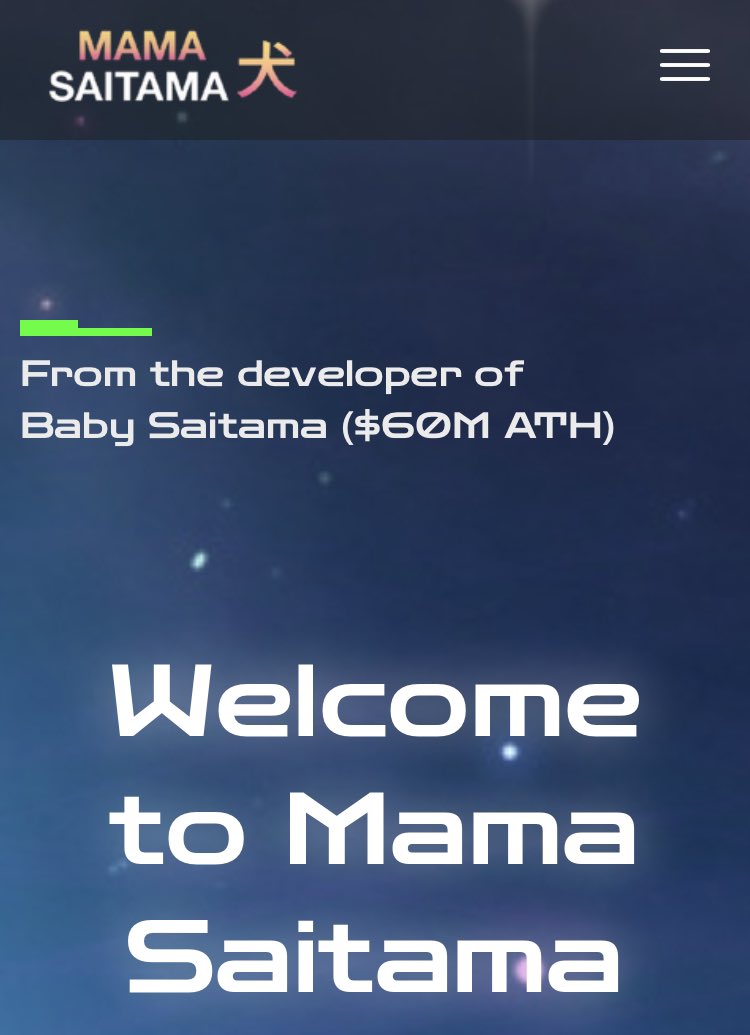 Saitama Beauty on Twitter: "Madness. Someone launched a token Mama Saitama. They are also listed ...