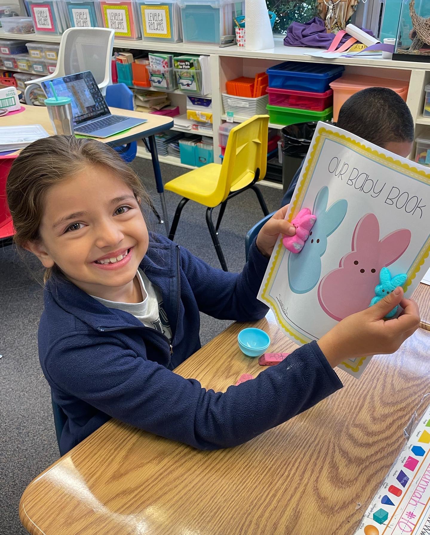 St. Lucy School on Twitter: "Peeps hatched and 1st graders adopted them ...