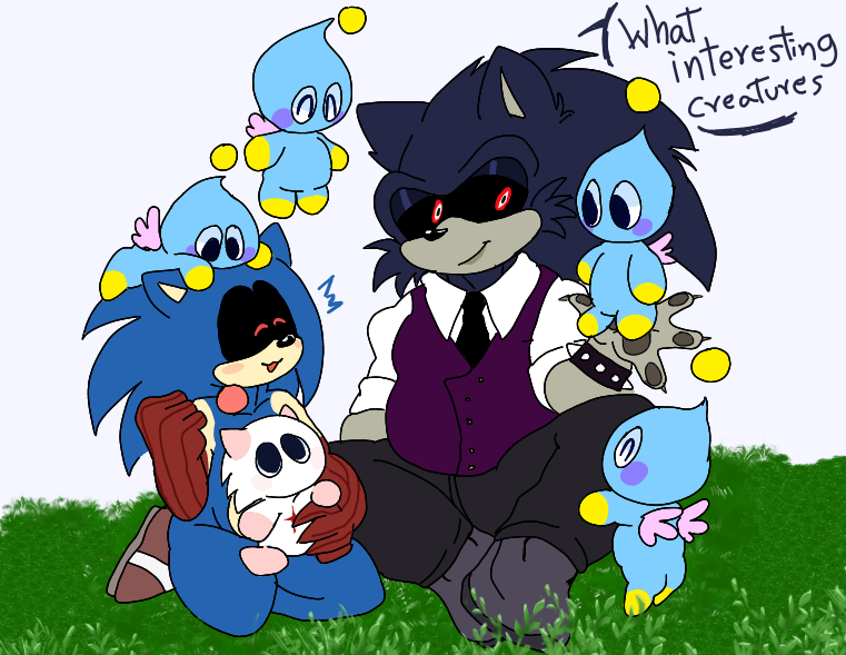 Fabi on Twitter: "meeting little skrunklys 😊 @sonic_exe_curse (and I wanted to at least create a ...