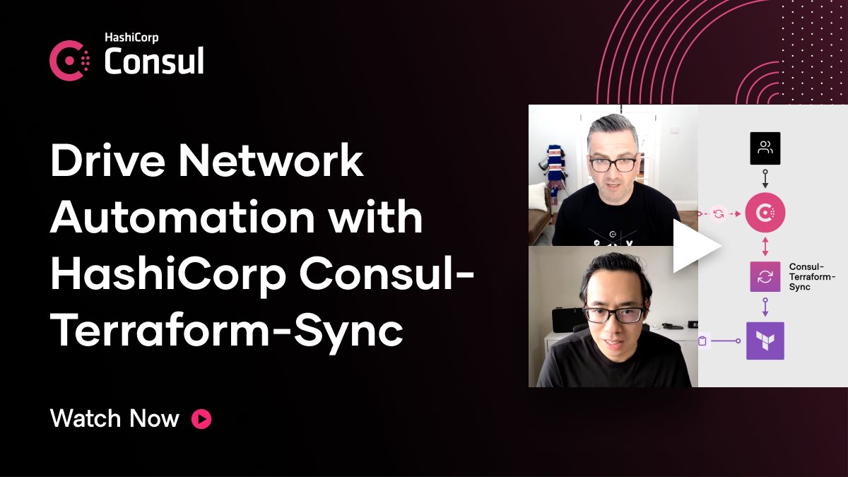 Hashicorp On Twitter Hashicorp Consul Terraform Sync Can Manage The Application Networking