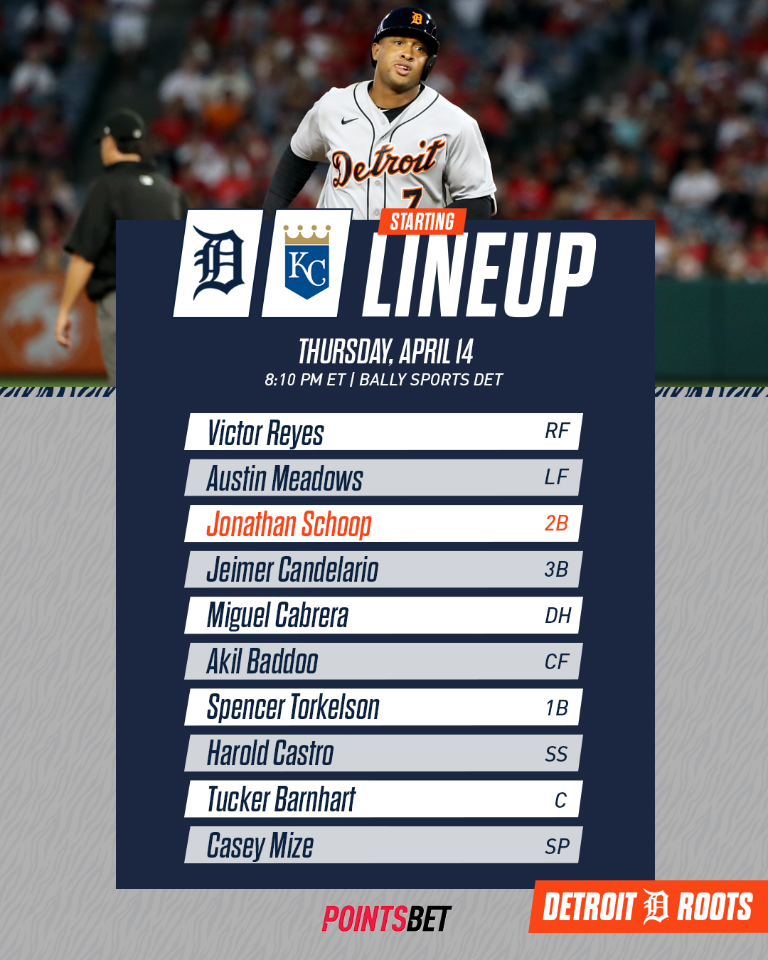 Detroit Tigers On Twitter Javier Báez Has Been Scratched From Tonight