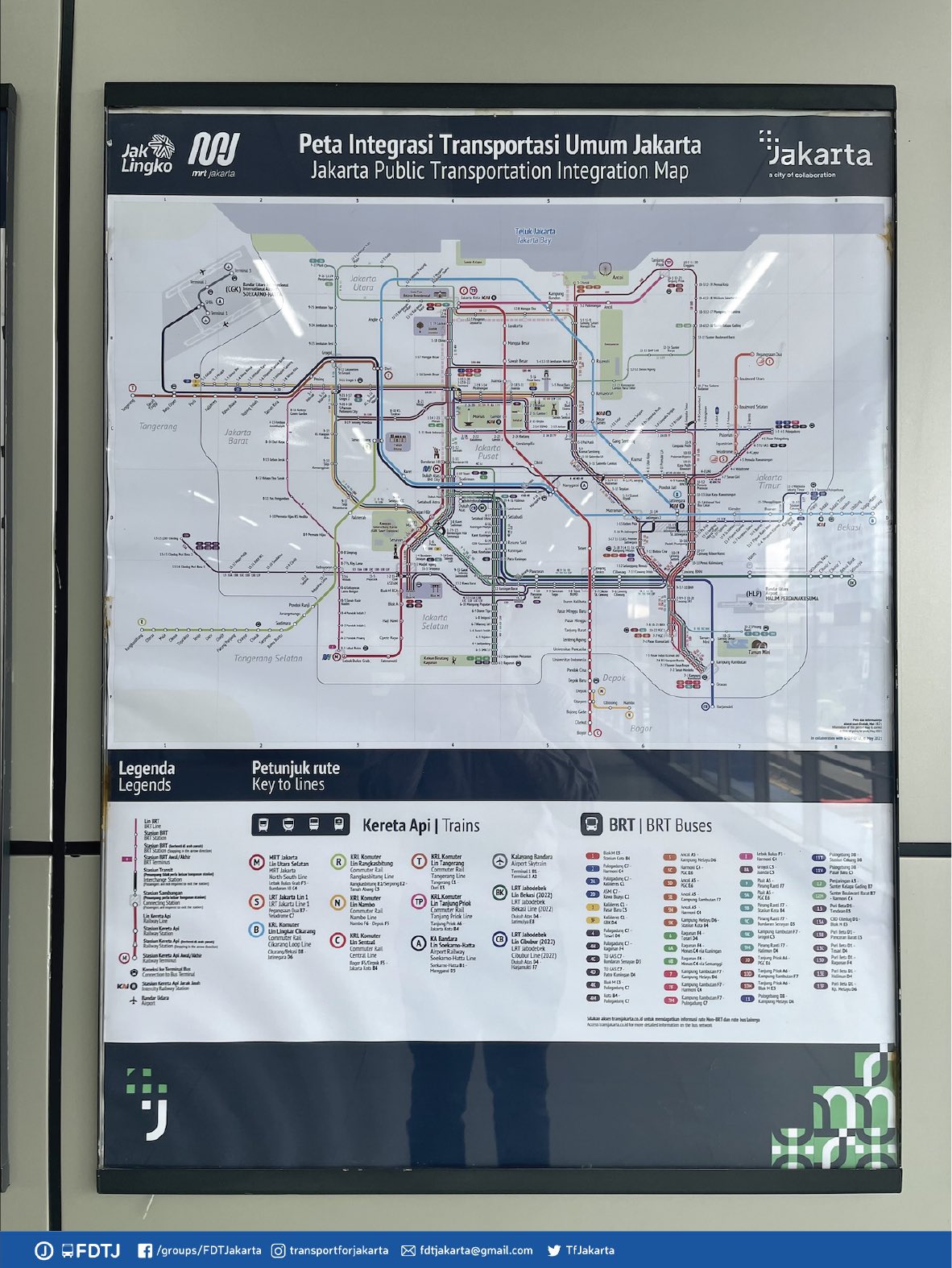 Transport for Jakarta on Twitter: "Peta Integrasi Jaringan Transportasi Umum Massal Jakarta ...
