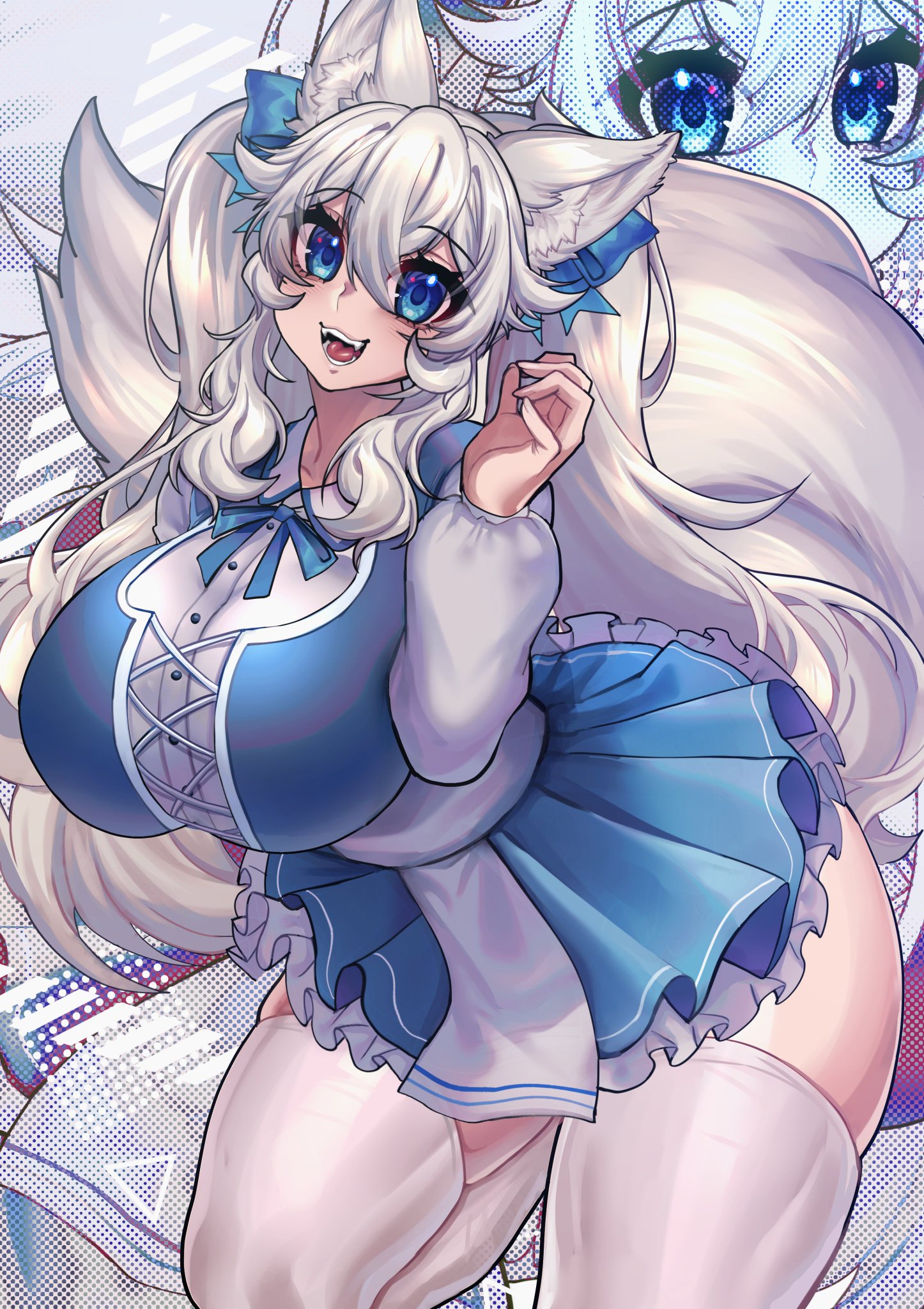 Lumi 🇫🇮 Vtuber on Twitter: "Twintail Awoo~ 💙 Artist: @osiimiartist https://t.co/Q5HcwX1qZQ ...