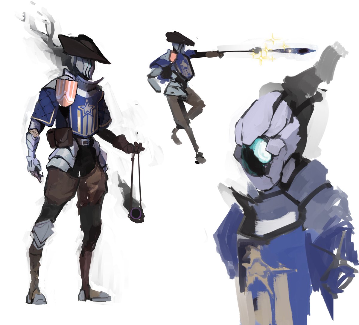 「Aetherborn Constellation Knight Orion 」|peaのイラスト