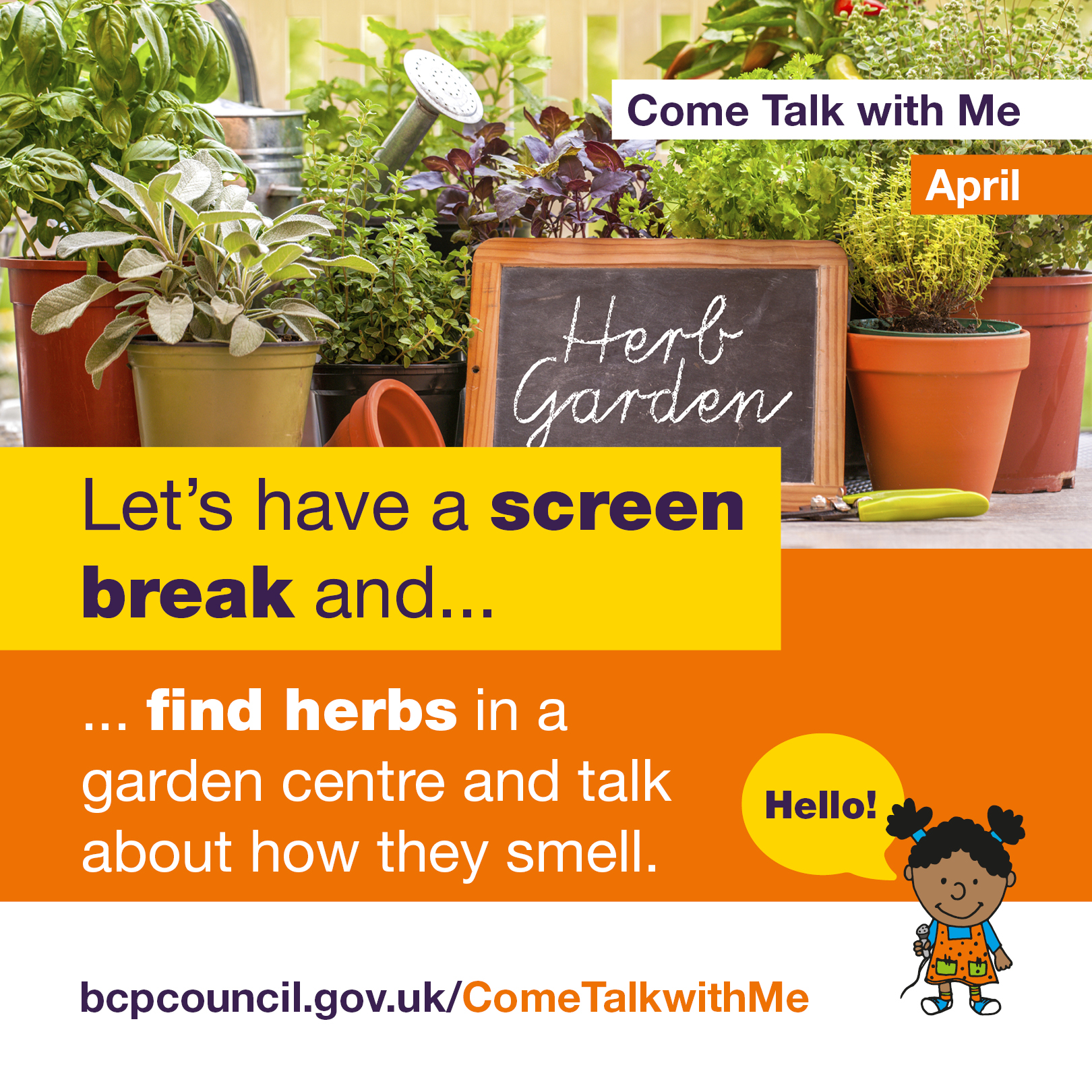 BCP Family Information on Twitter: "Come Talk with Me activity – Let's have a screen break. If ...