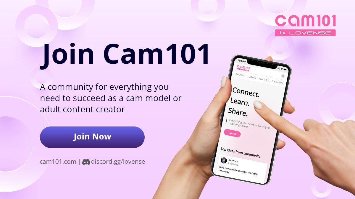 Join us on Cam101, a community for #CamModels and adult #ContentCreators: https://t.co ...