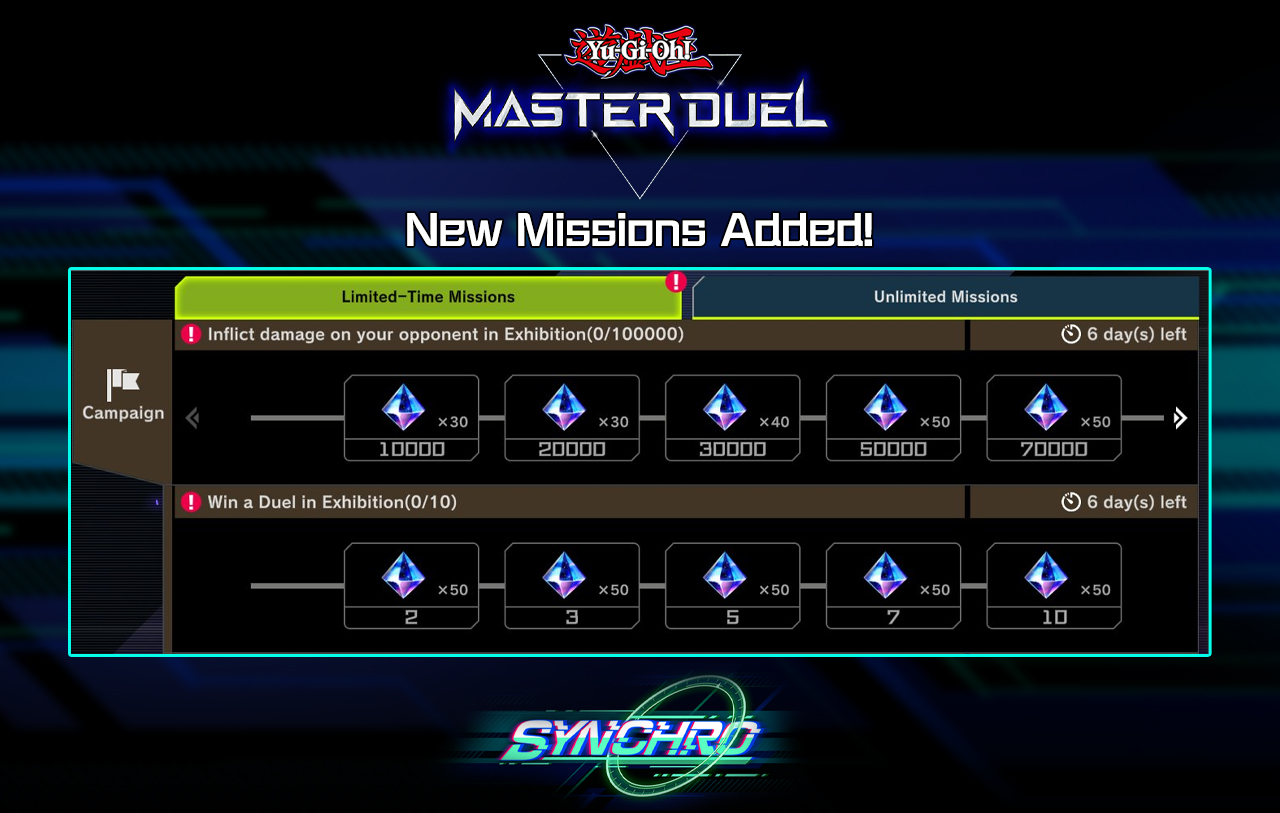Yu-Gi-Oh! Master Duel Guide on Twitter: "EVENT UPDATE: Konami have added MORE NEW MISSIONS for ...