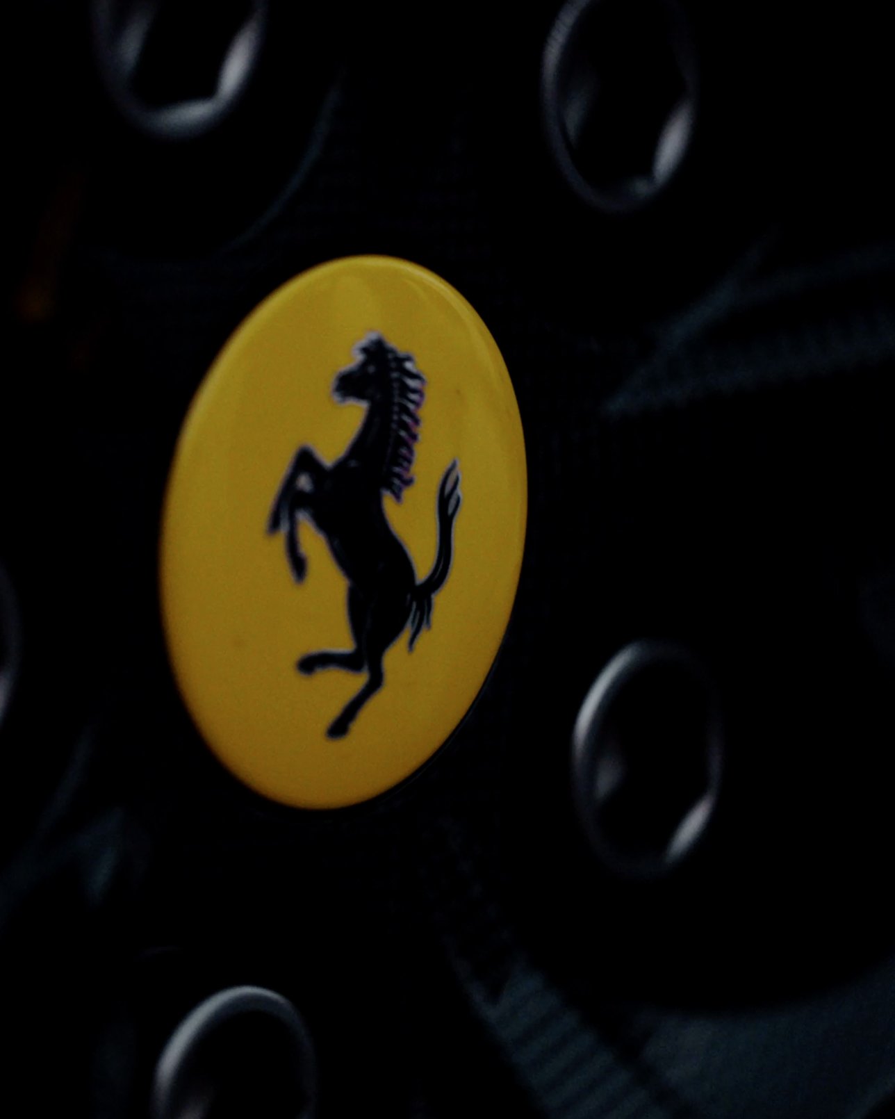 Gold Ferrari Logo Wallpaper