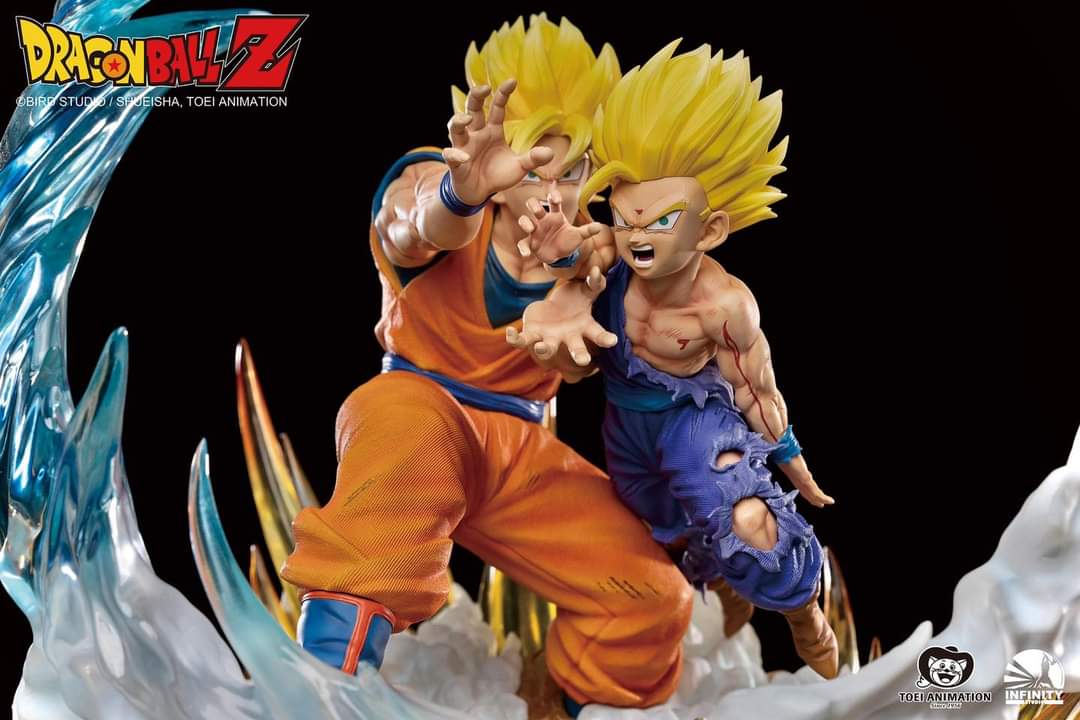 DevilTakoyaki on Twitter: "Infinity Studio | DBZ Gohan VS Cell 1/6 Scale Statue! ・Statue Size ...