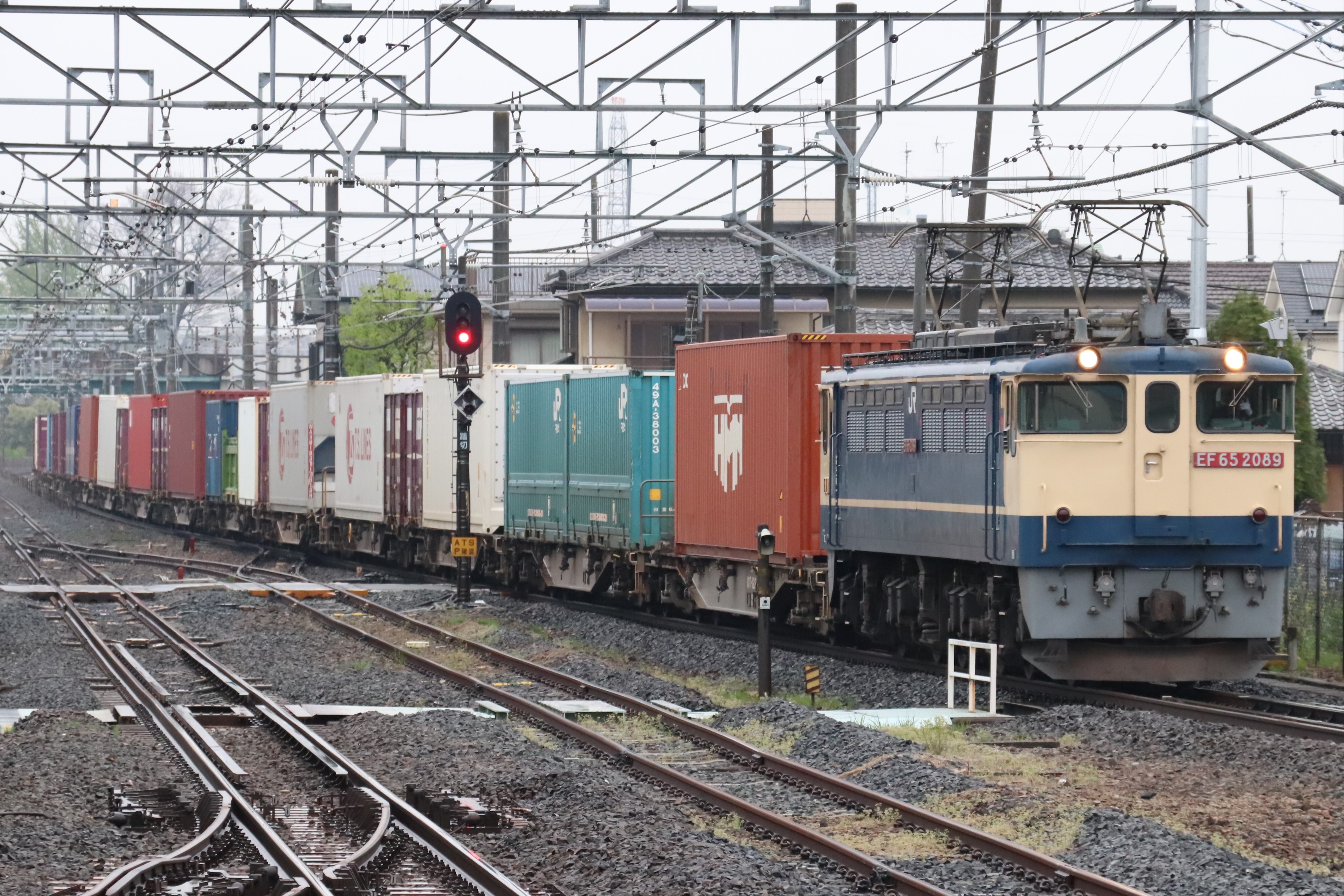 SS-20の人💮🎙️@療養中 on Twitter: "2022/4/15 4072レ EF65 2089+コキ16車 配8592レ EF65 2063+コキ4車 4093レ EF210 ...