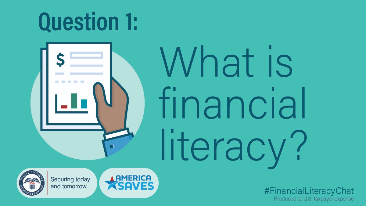 Social Security on Twitter: "Q1: What is financial literacy? # ...