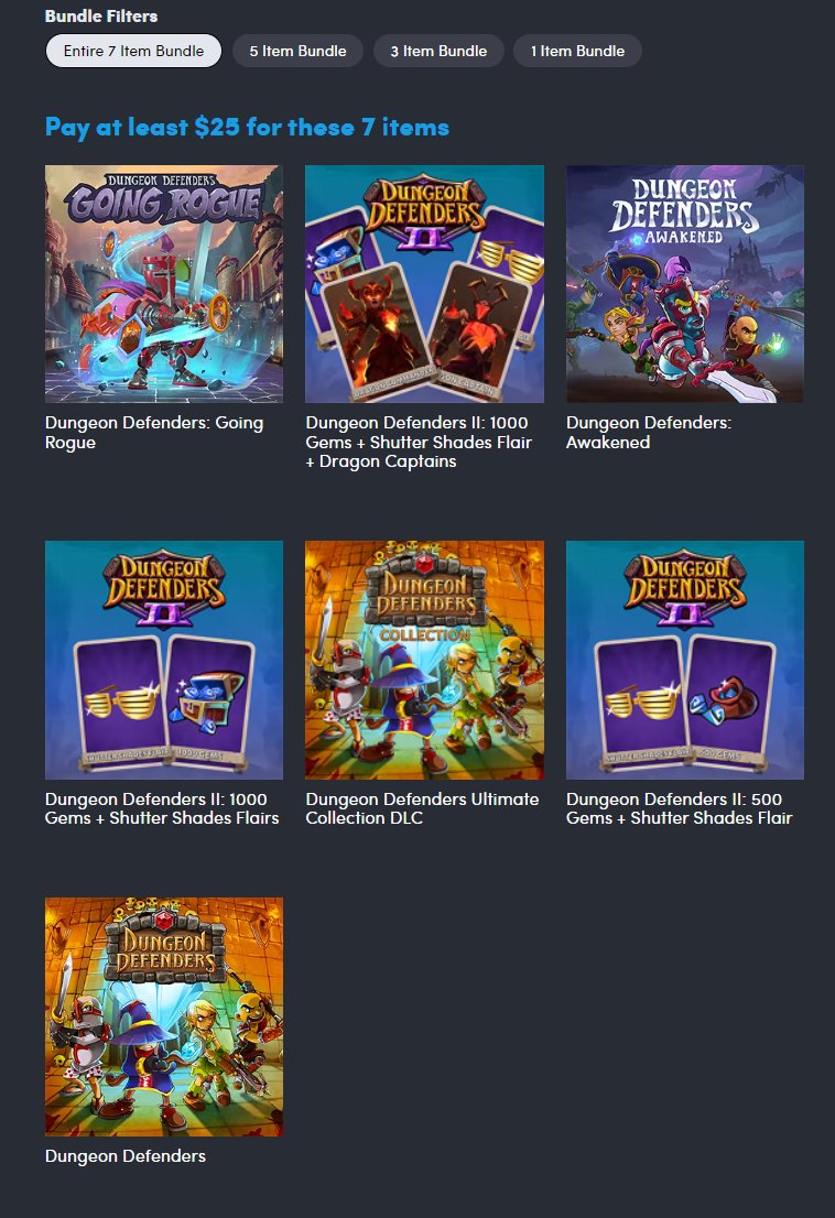 Wario64 on Twitter: "Humble Games Bundle: Dungeon Defenders Legendary Edition https://t.co ...
