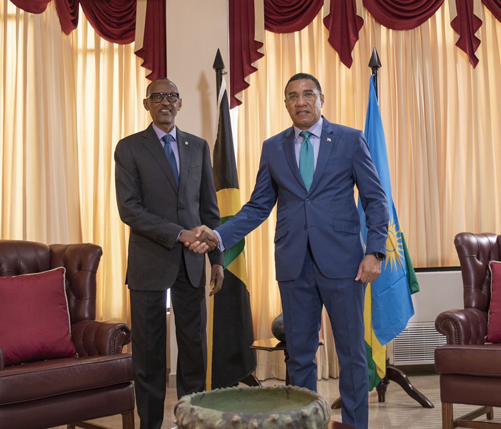 Presidency | Rwanda on Twitter: "President Kagame and Prime Minister @AndrewHolnessJM held a ...